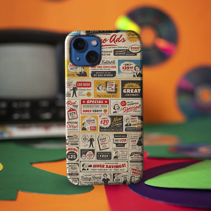 Vintage Magazine | Designer Phone Case – Still Accessories