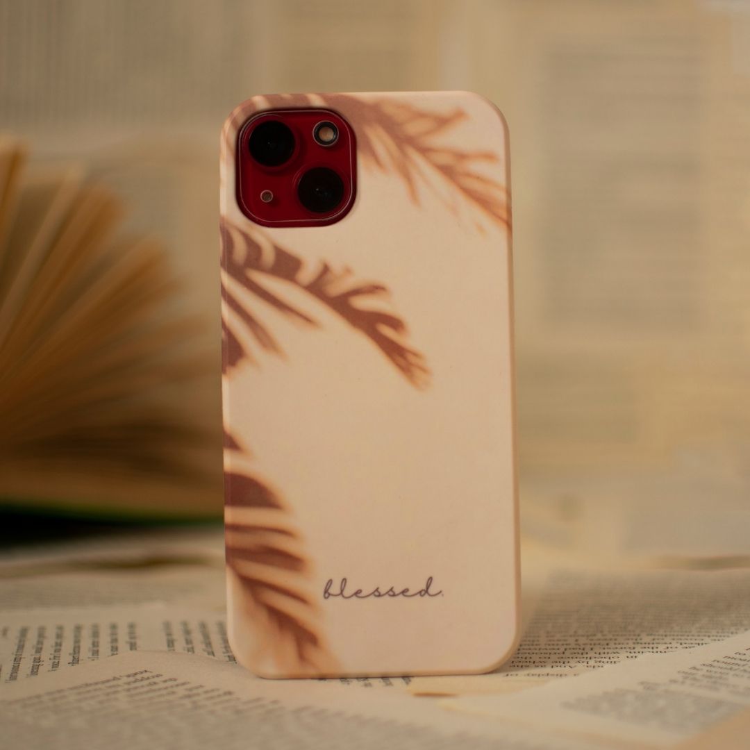 Blessed Brown Phone Case | Aesthetic Designer Cover – Still Accessories